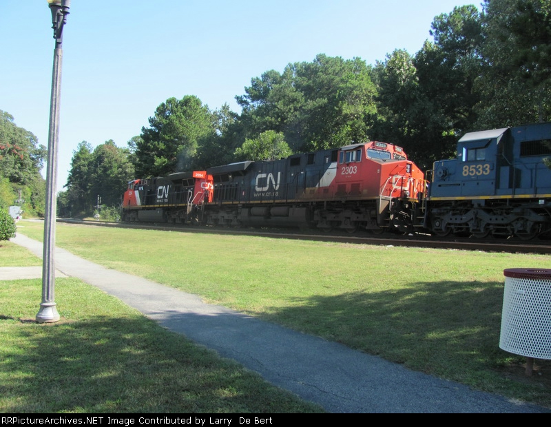 CN2303 A rare sight in Georgia